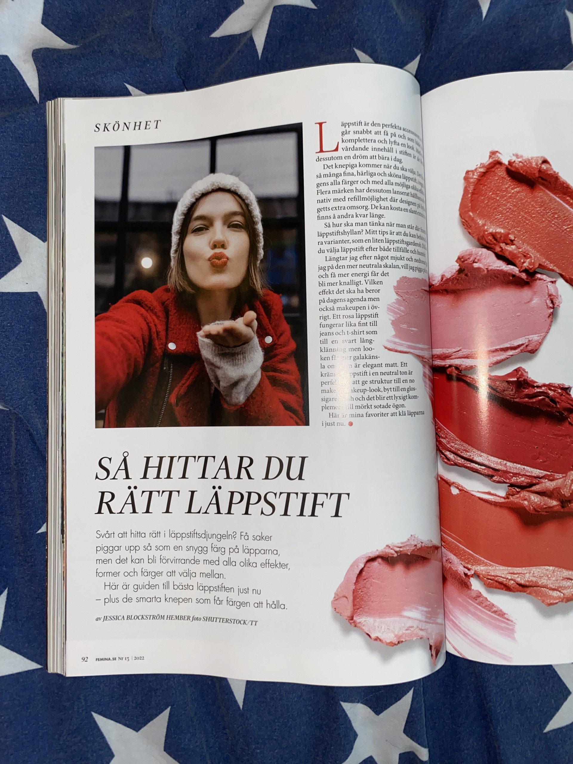 Inside of the new Femina magazine – Magazine Fetish